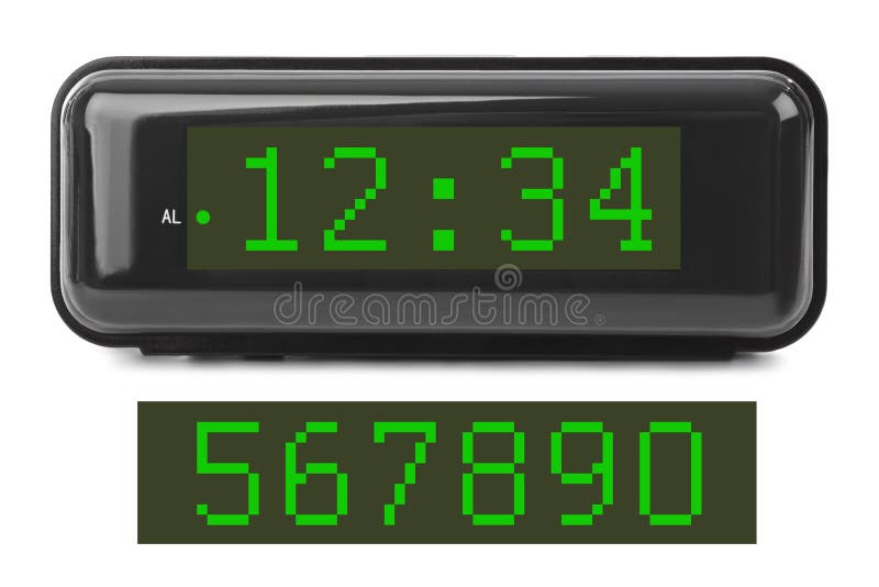 5 am Digital Clock (isolated) Stock Photo - Image of wait, schedule: 264182