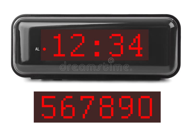 Digital clock stock photo. Image of passing, digital - 83831078