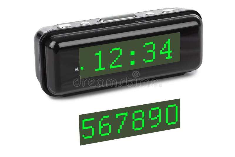 Digital clock stock photo. Image of passing, digital - 83831078