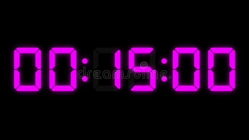 Digital Clock 30 Seconds Countdown Timer Animation Motion Graphics Stock Video Video Of Design