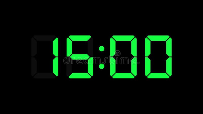 Digital Clock 30 Seconds Countdown Timer Animation Motion Graphics Stock Video - Video of hour ...