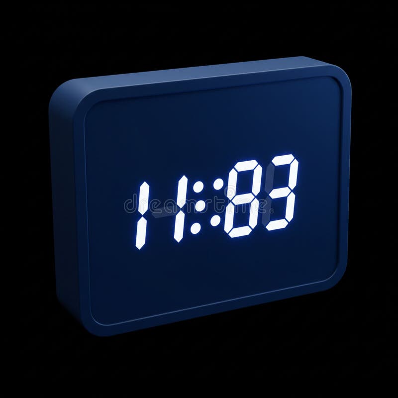 Digital Clock Showing "11:83," an Incorrect Time Display. the Clock Has ...