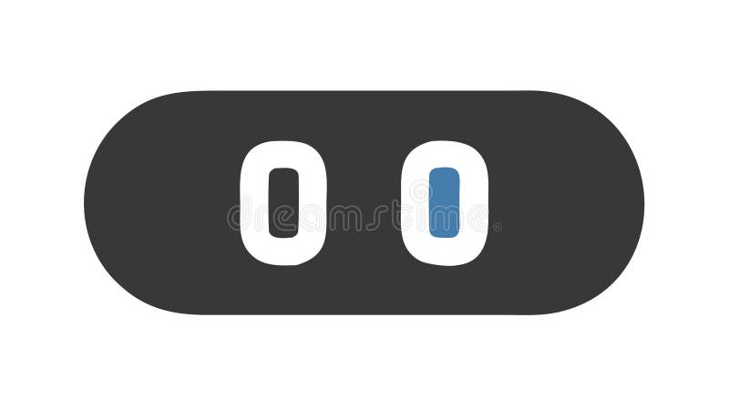 Digital Clock or Timer 00 Display Vector Icon, Vector Design Generative ...
