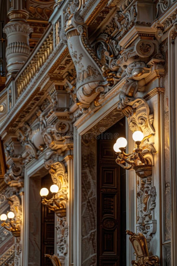 A Digital Clock on a Wall in a Modern Building, Suitable for Office or ...