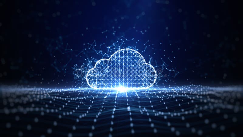 Digital Cloud Computing Cyber Security, Digital Data Network Protection, Future Technology ...