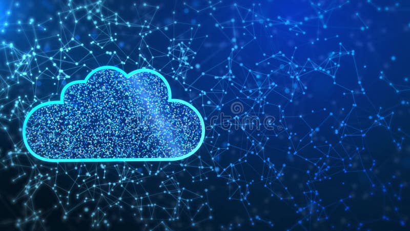 Digital Cloud Computing Database Storage and Big Data Technology Loop ...