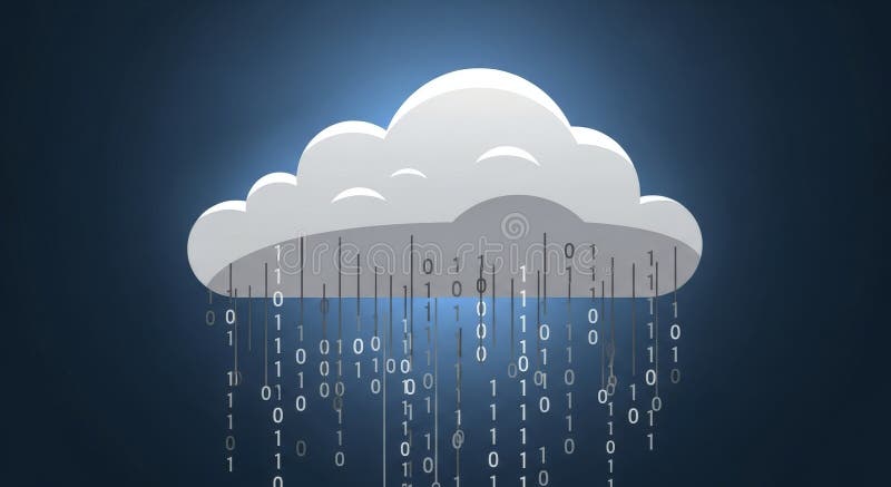 Falling Streaming Binary Code Background Stock Illustrations – 232 Falling Streaming Binary Code ...