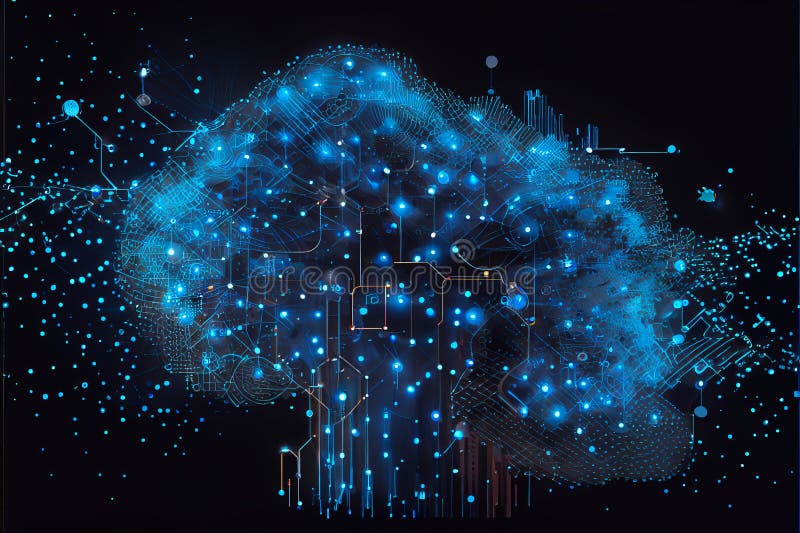 Digital Cloud Computing Technology Concept. Generative Ai Stock ... Digital Cloud Computing Technology Concept. Generative Ai Stock ...