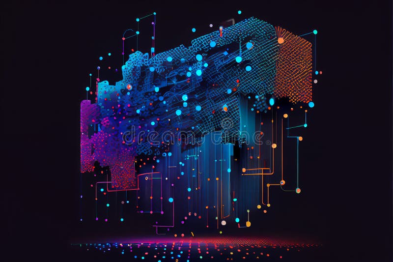 Digital Cloud Computing Technology Concept. Generative Ai Stock ... Digital Cloud Computing Technology Concept. Generative Ai Stock ...