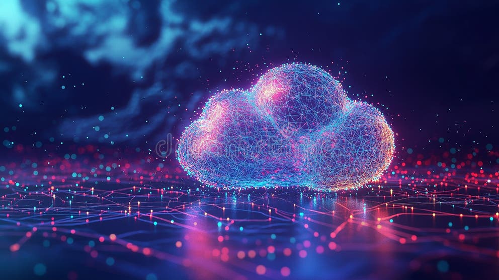 Digital Cloud Computing Technology with Data Transfer and Futuristic ...