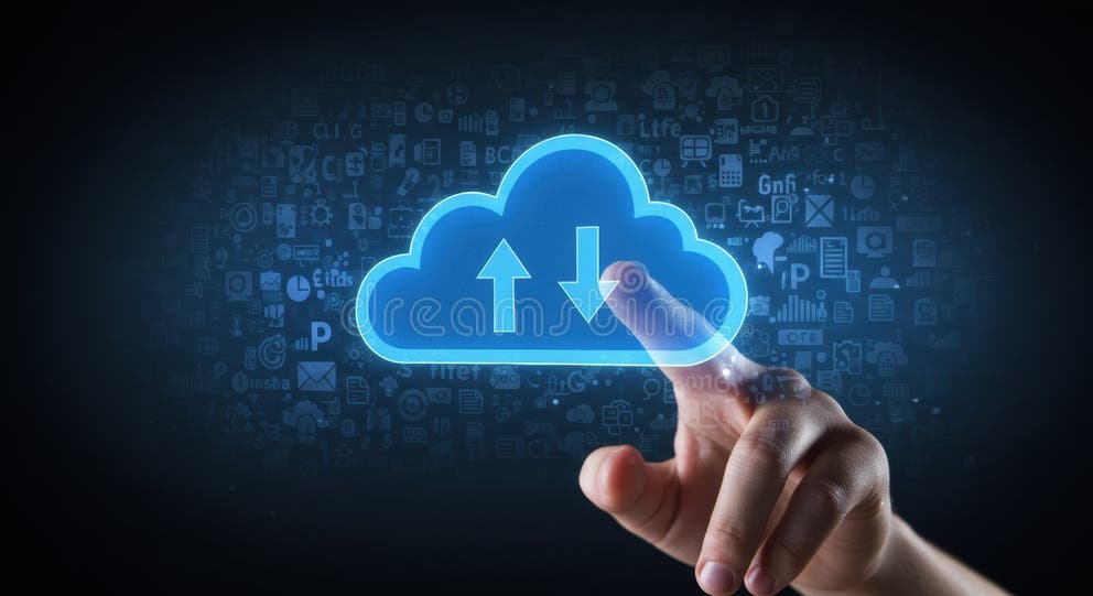 Digital Cloud Computing: Uploading and Downloading Data in a Futuristic ...