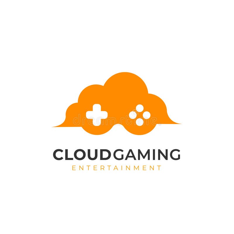Digital Cloud Gaming Computer Logo, Game Streaming Technology Logo Icon ...