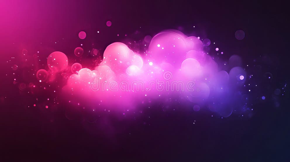 Digital Cloud Graphics Illustrating Cloud Migration, Showcasing Data ...