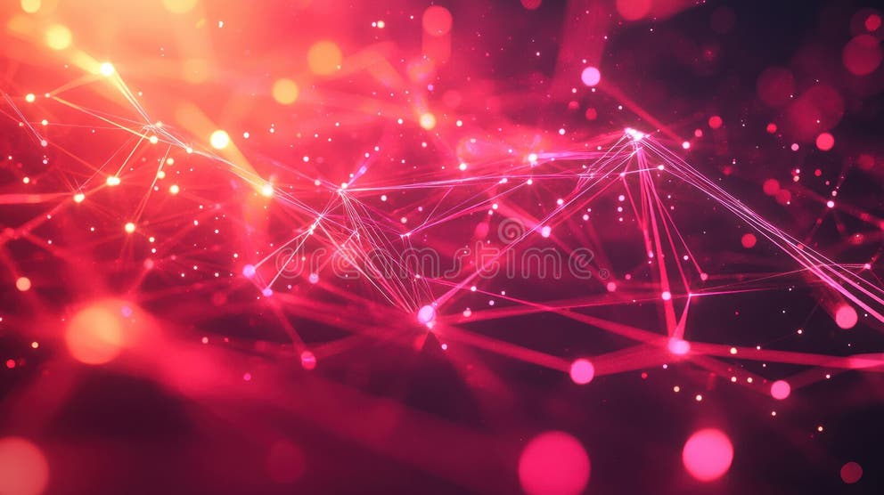 Digital Cloud Network, a Vibrant Digital Network Visual Showcasing ...