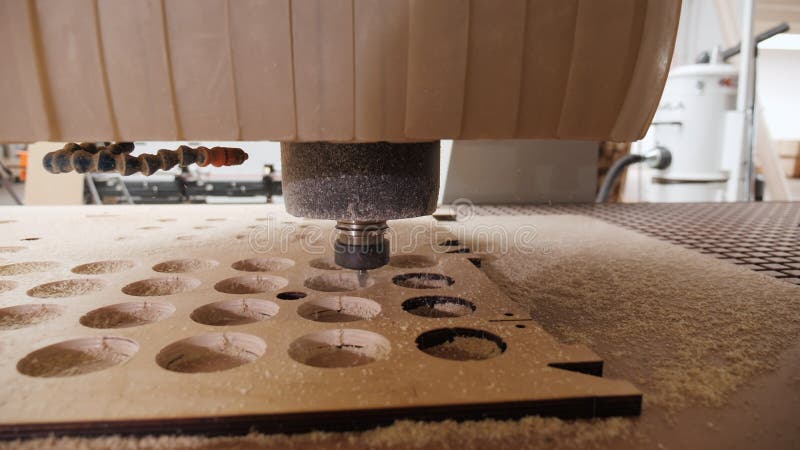 Digital Cnc Milling Machine Working - Camera Orbit Stock Video - Video ...