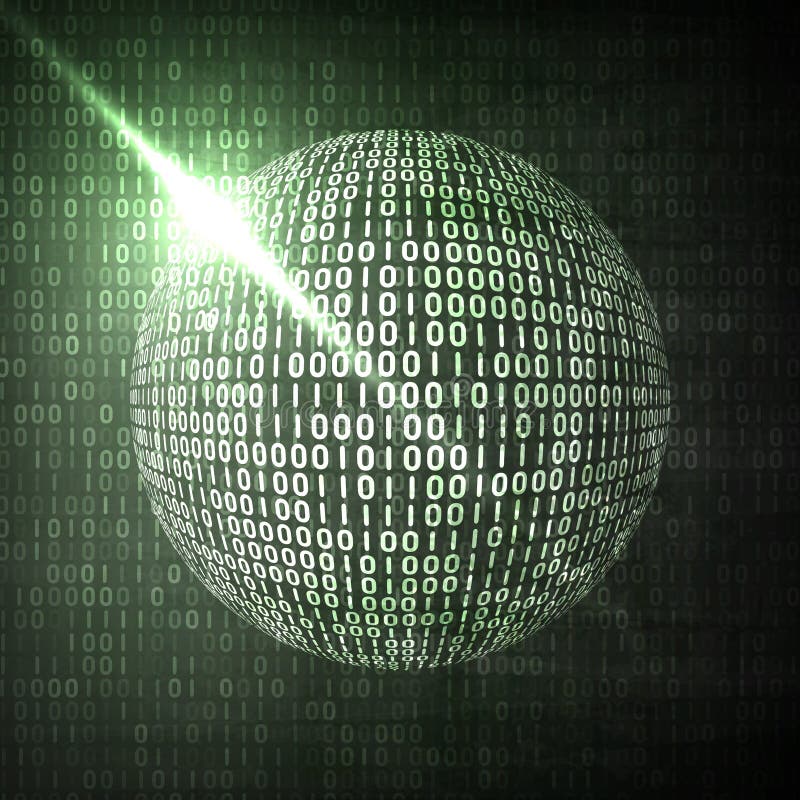 Digital code background stock vector. Illustration of future - 54640099