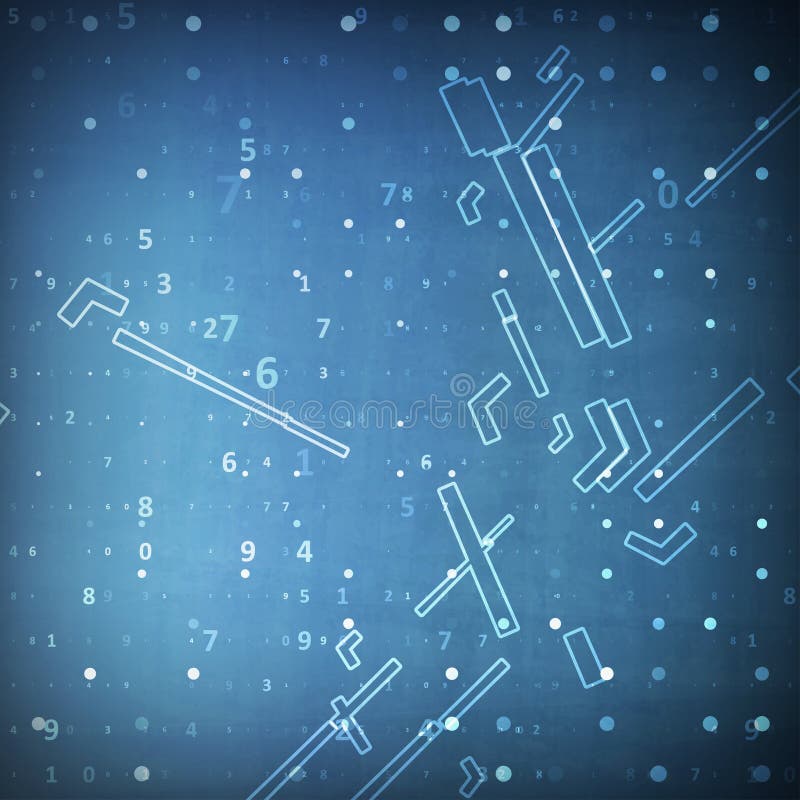 Digital code background stock vector. Illustration of business - 55655061