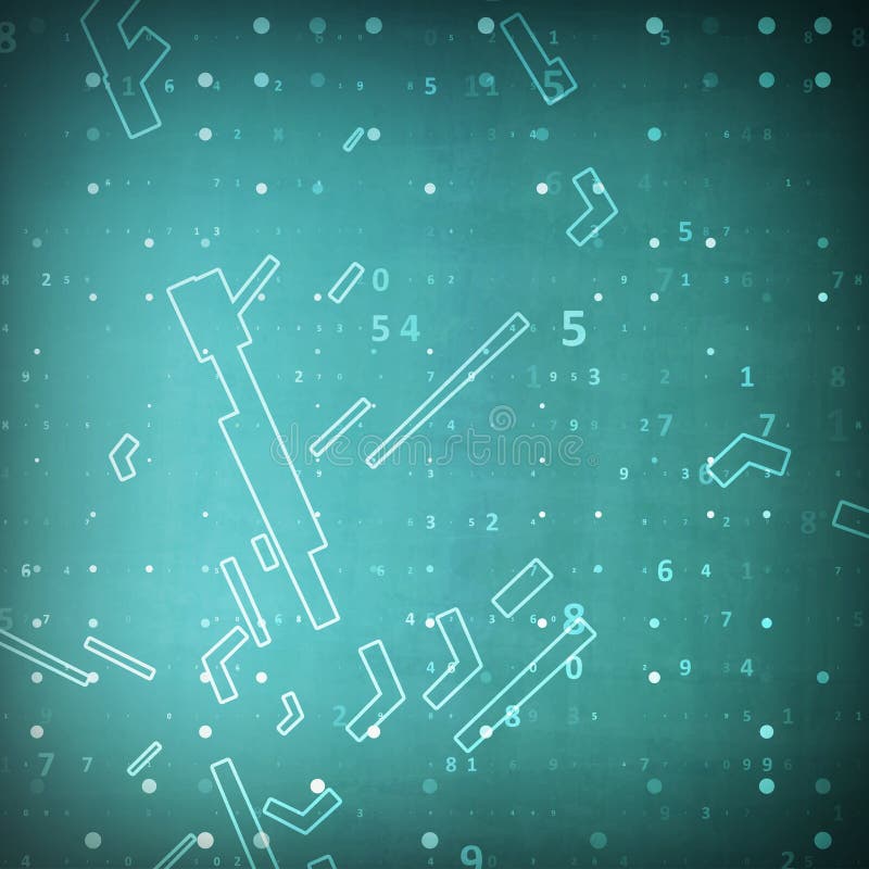 Digital code background stock vector. Illustration of code - 57242952