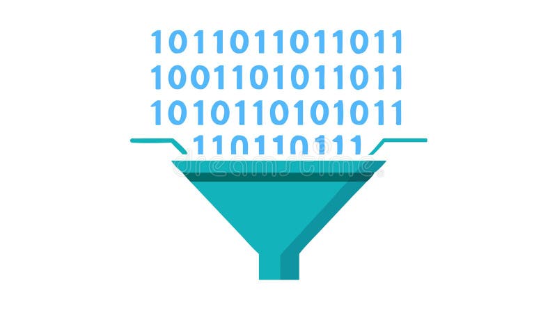 Digital Code Binary Screen Icon for Technology and Data, Vector Design Generative AI Stock ...