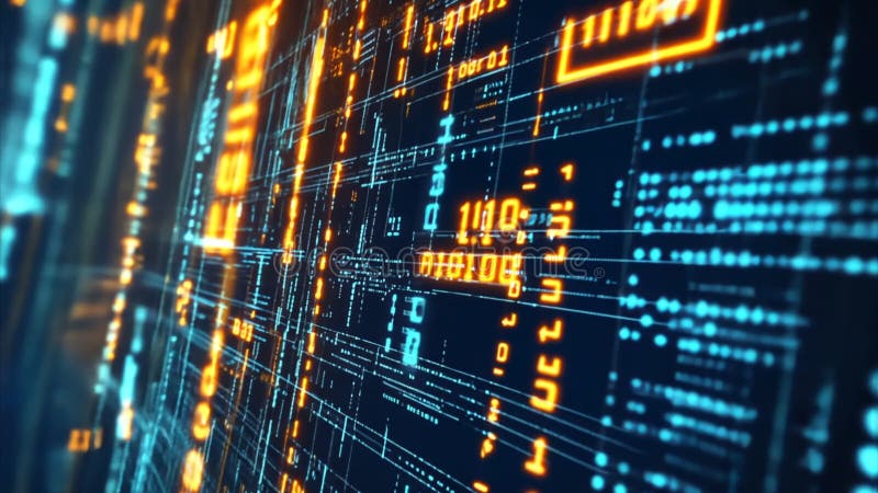 Digital Data Code Network Interface Technology Stock Footage & Videos ...