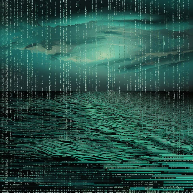 We are All in the Matrix. Ai Generated Stock Illustration ...