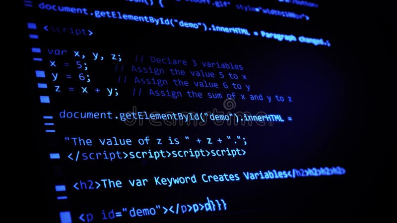 Digital Code Interface stock video. Video of interface - 380794579