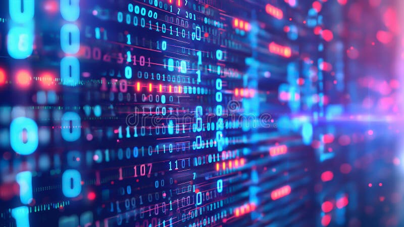 Digital Code Number 0 , 1 Abstract Background Stock Illustration ... Digital Code Number 0 , 1 Abstract Background Stock Illustration ...