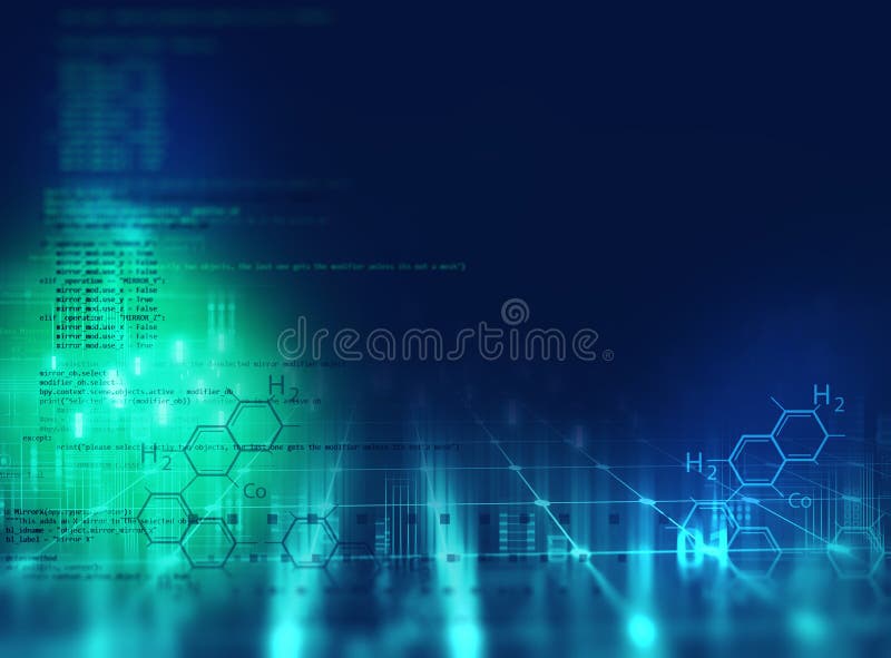 Digital Code Number Abstract Technology Background Stock Illustration ...