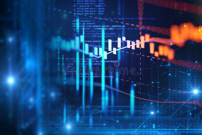 Digital Code Number Abstract Technology Background Stock Illustration ...