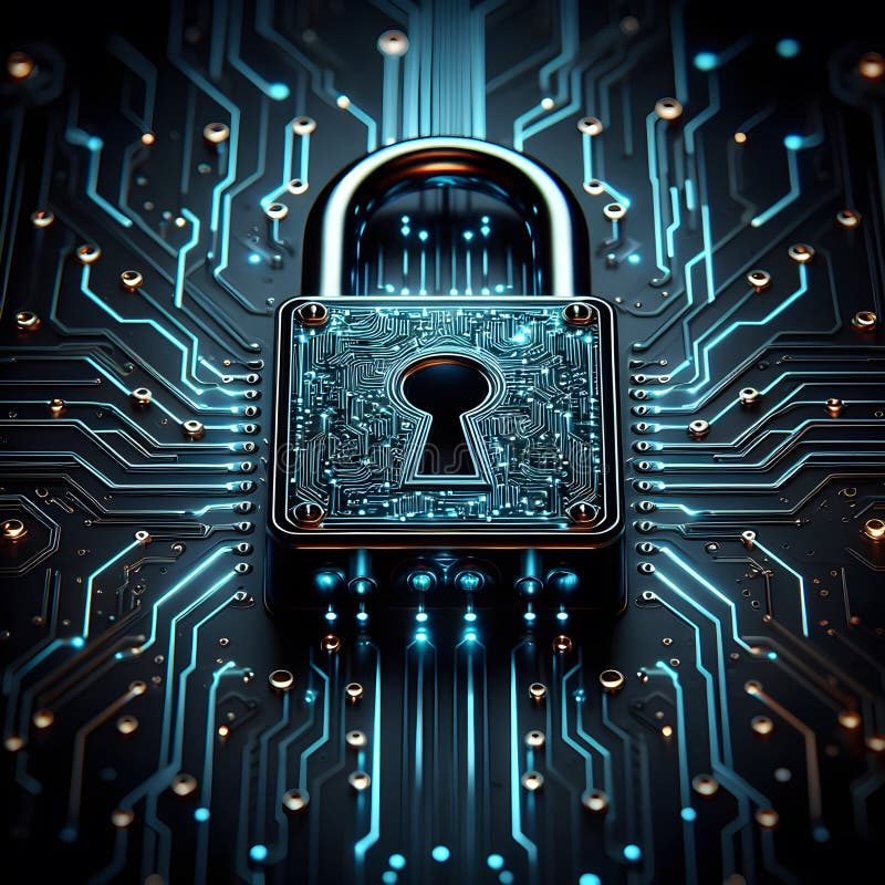 Digital Code Safe, Password, Lock Concept. Security of Network and Data ...