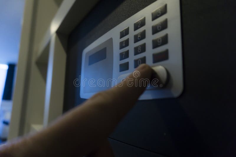 Entering safe password stock photo. Image of keyboard - 112438454