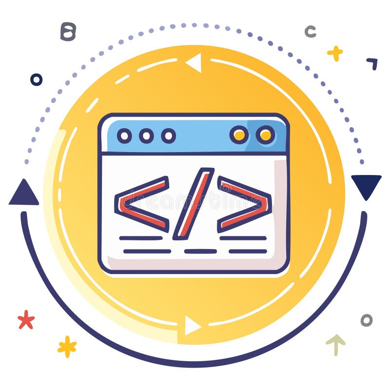 Digital Coding Interface Stock Illustrations – 49,959 Digital Coding ...