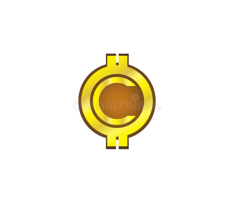 Digital Coin Logo Creative Modern Simple Logo Stock Illustration ...