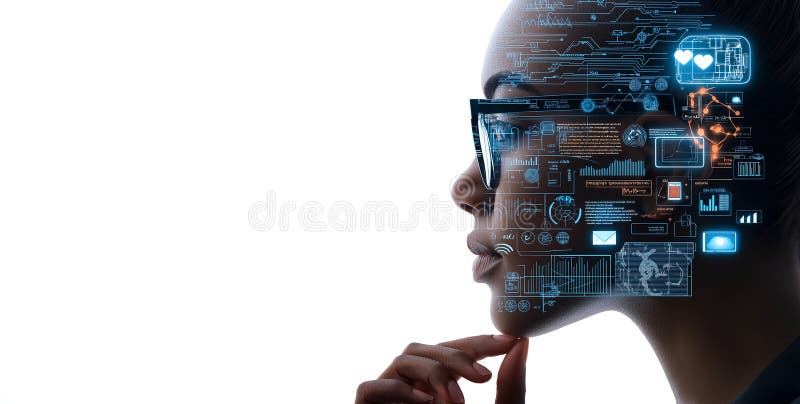 Digital Collage Showcasing Technology Symbols and Data Analytics ...