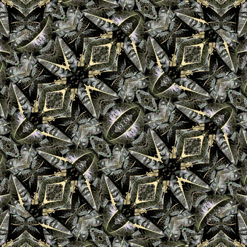 Sharp Geometric Multicolor Collage Seamless Pattern Stock Illustration ...