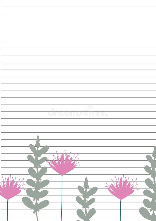 Digital Colorful Modern Letter Printable Paper Design. Elegant Graphic ...