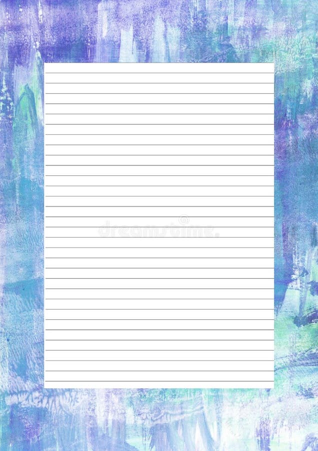 Digital Colorful Modern Letter Printable Paper Design. Elegant Graphic ...