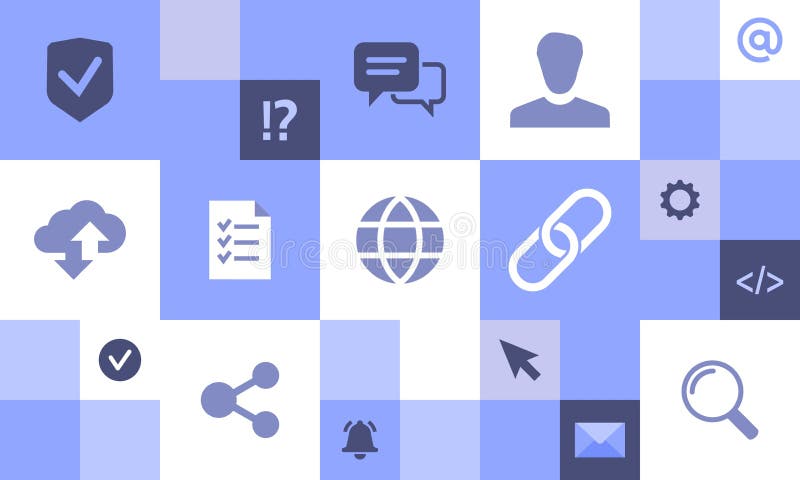 Digital Communication Design Concept, Web, Online Business Network ...