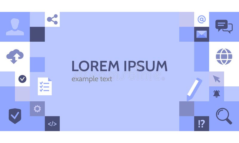 Digital Communication Design Concept, Web, Online Business Network ...