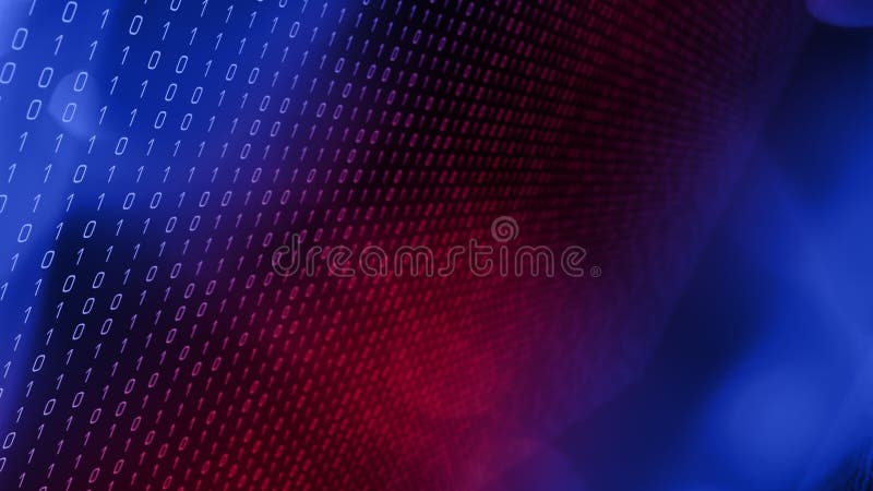 Programming In Motion Abstract Binary Code Animation For Computer Science Stock Video Video Of