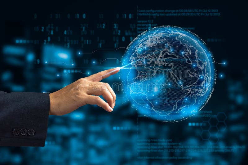 Technology Ai Hand Virtual Screen Artificial Future Information Learning Network Science Tech ...