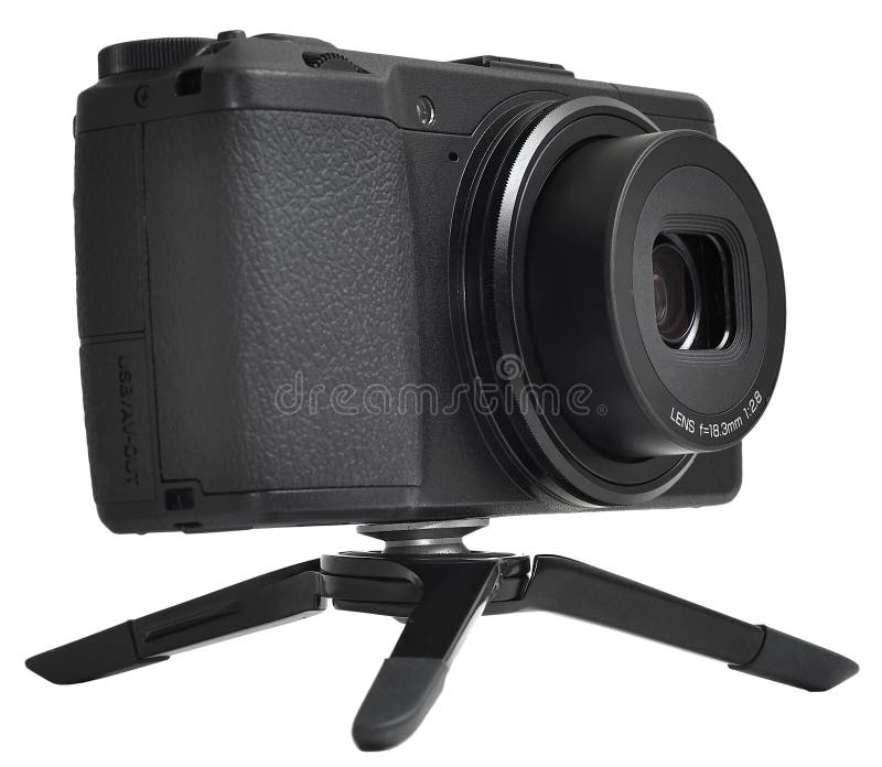 Digital compact camera stock image. Image of cmos, lamp - 40125173