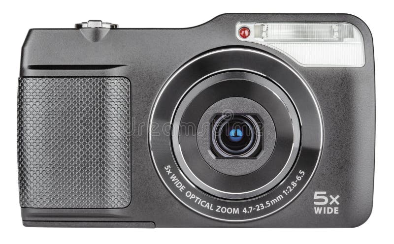 Digital compact camera stock image. Image of macro, isolated - 36782883