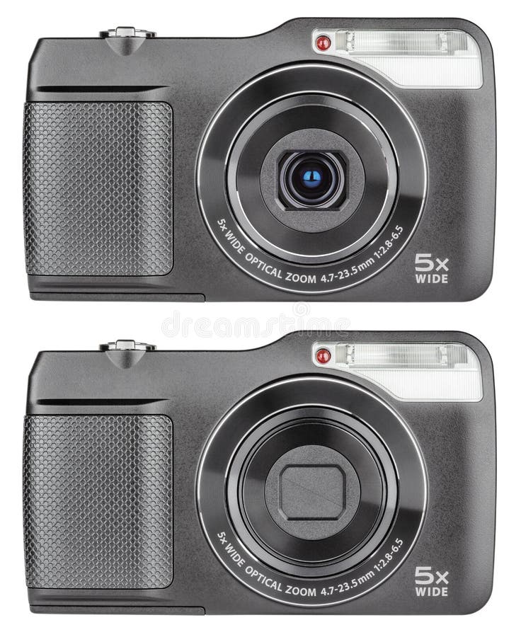 Digital compact cameras stock photo. Image of clipping - 82084896