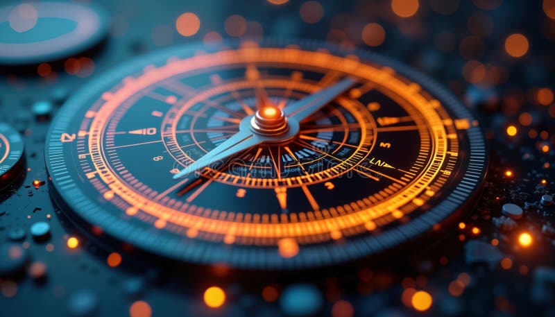 Digital Compass Directs HR Professionals. Tech Navigation System Shows ...