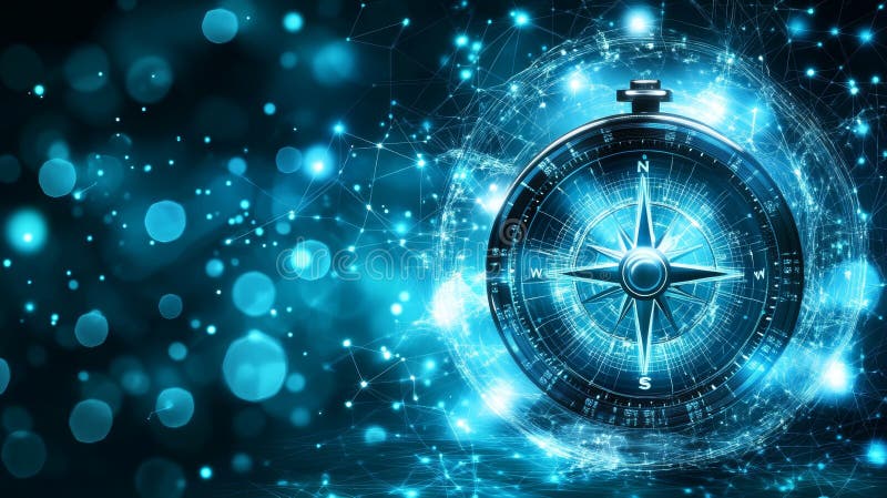 Digital Compass, Navigating the Information Age a Visualization of Data ...