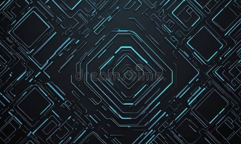 Digital Complex Geometric Pattern with Central Diamond and Repeating ...