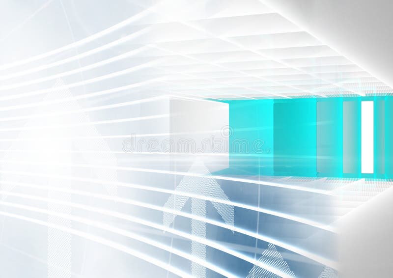 Abstract Transition with Curved Lines Stock Illustration - Illustration ...