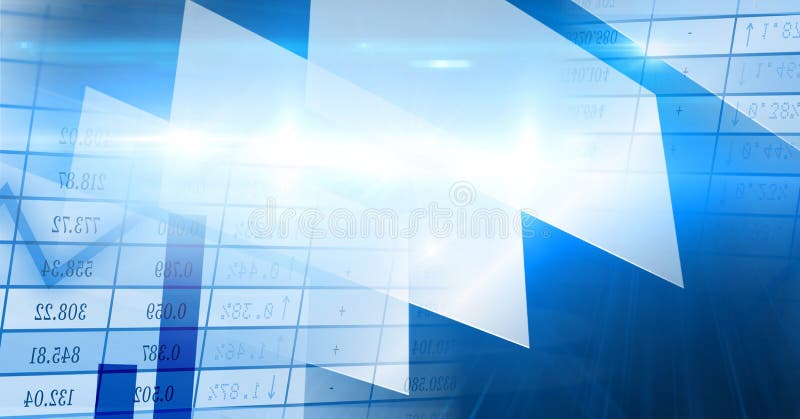 Abstract Transition with Number Charts Stock Illustration ...