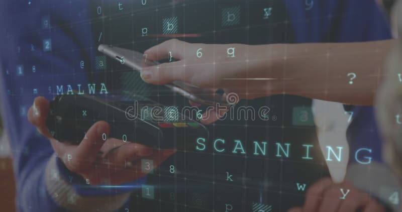 Cashier Scanning a Bar Code from a Phone 4k Stock Photo - Image of safe ...